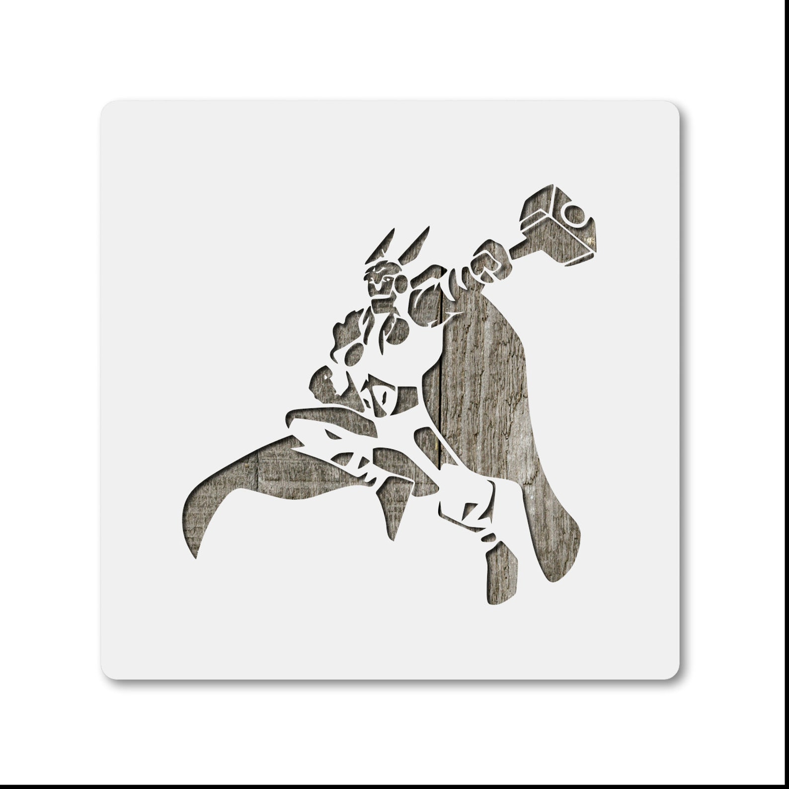 Thor Stencil Plastic Mylar Stencil for Painting Walls - Etsy