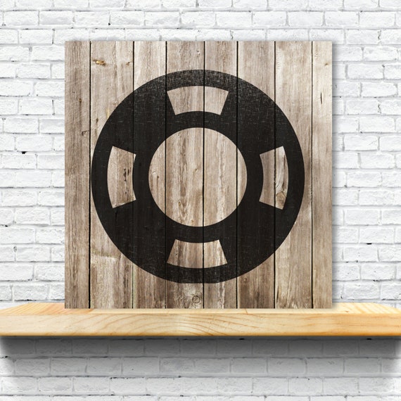 Lifebouy Life Preserver Stencil Plastic Mylar Stencil for - Etsy