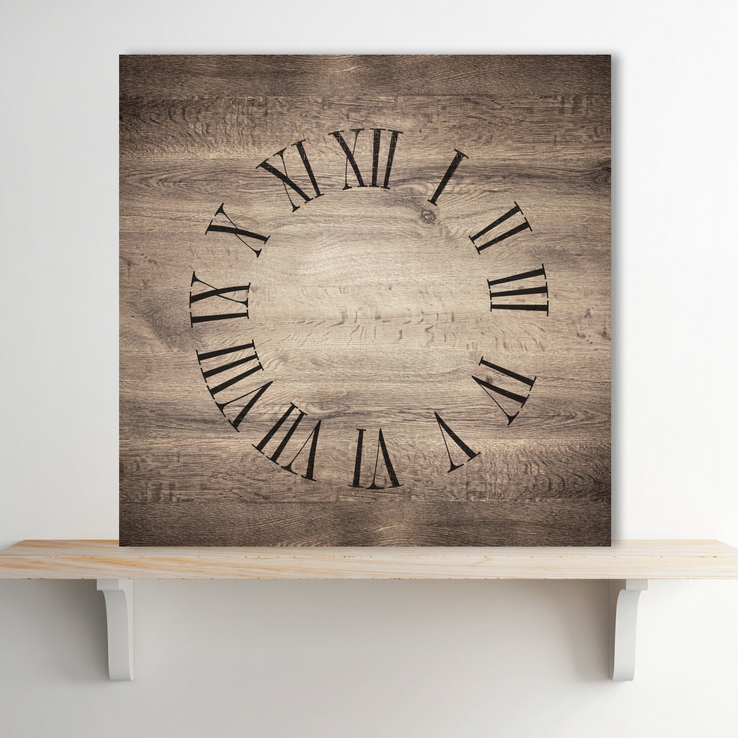 Roman Numeral Clock Face Numbers Stencil Plastic Mylar - Etsy