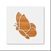 Butterfly, Stencil Plastic Mylar Stencil for Painting, Walls, Crafts ...