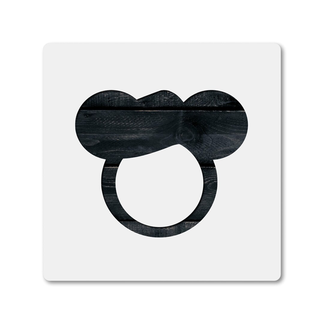 Mouse Ears Ring, Disney Mylar Stencil Reusable for Crafts and ...