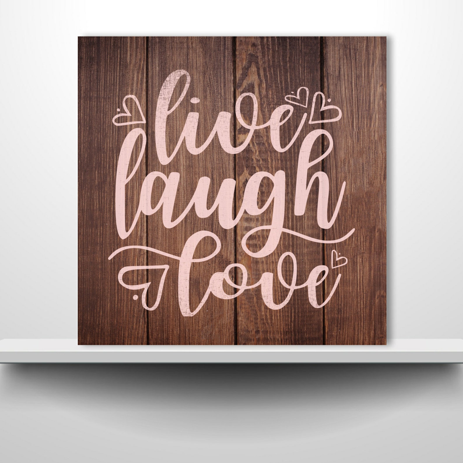 Live Laugh Love Stencil Plastic Mylar Stencil for Painting - Etsy