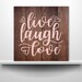 Live Laugh Love Stencil Plastic Mylar Stencil for Painting - Etsy