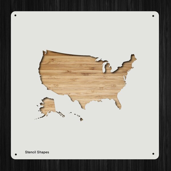 Plastic Map of the United States - Etsy