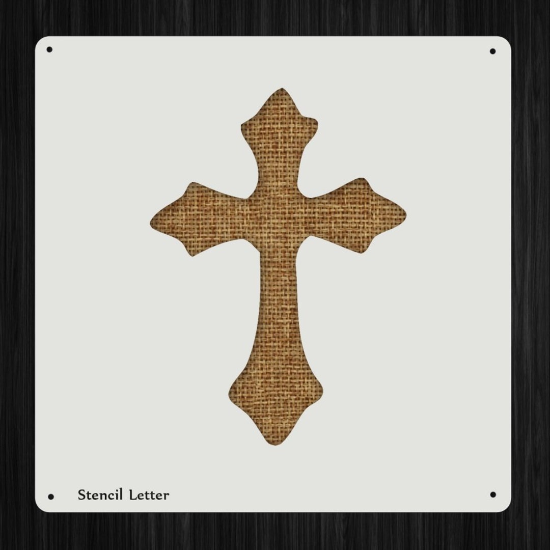 Cross 3001 DIY Stencil Plastic Acrylic Mylar Reusable - Etsy