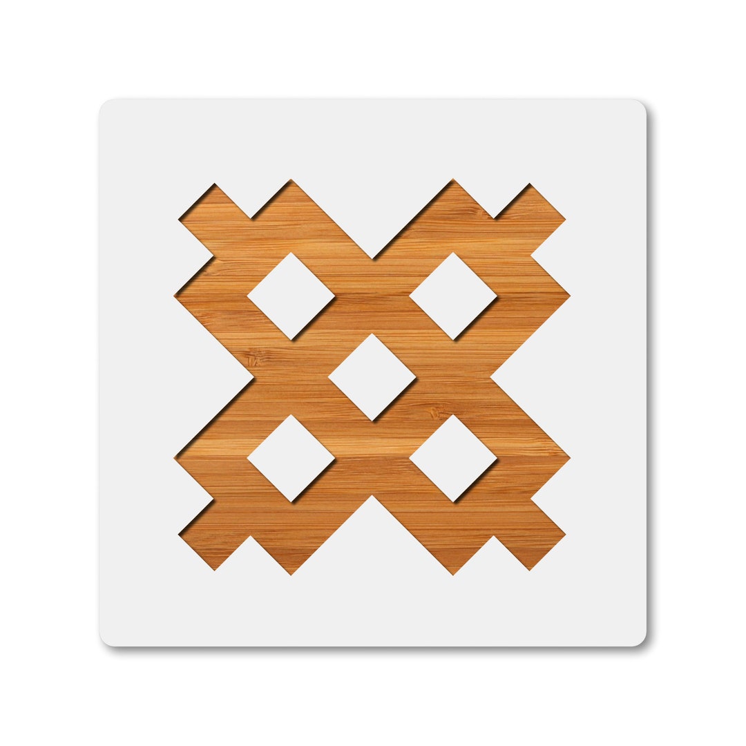 Adinkra Aban, Adinkra Mylar Stencil Reusable for Crafts and Decorations ...