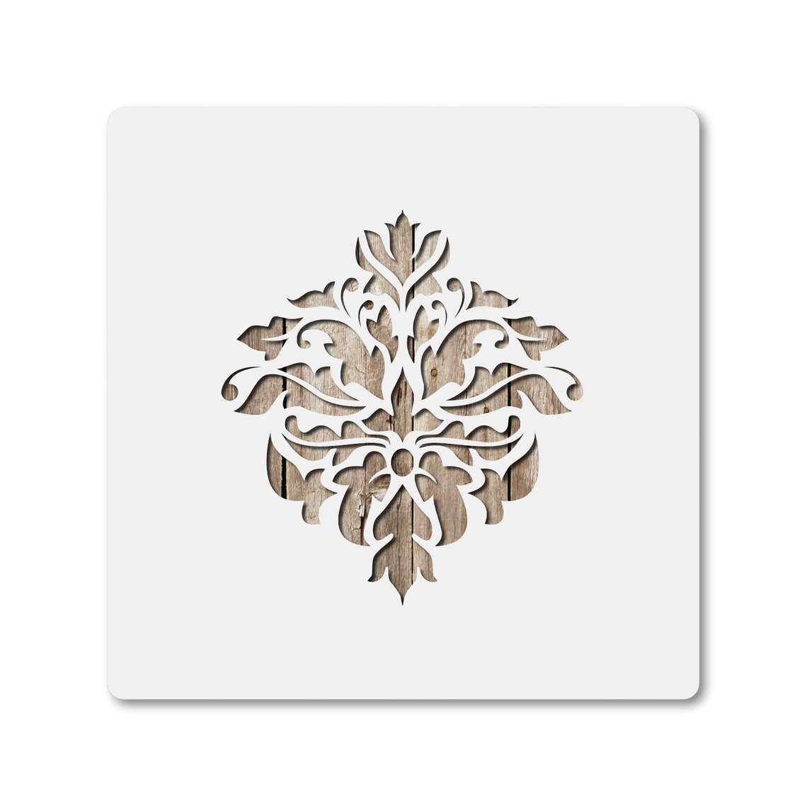 Damascus Lace Damasc Stencil Plastic Mylar Stencil for - Etsy