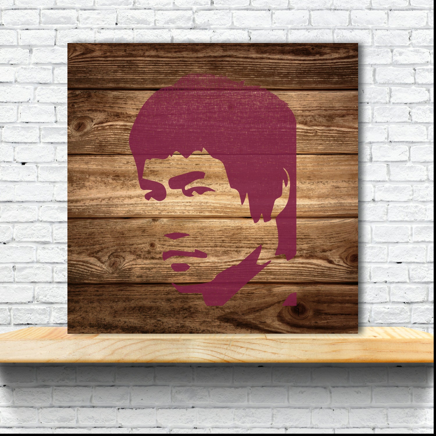 Bruce Lee Stencil Plastic Mylar Stencil for Painting Walls - Etsy