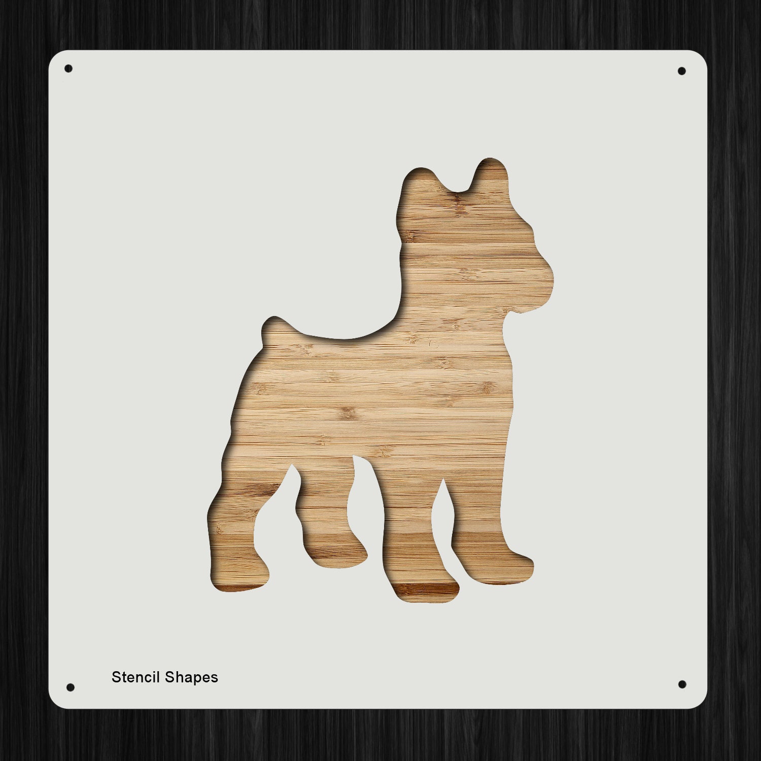 Boxer Dog Puppy DIY Plastic Stencil Acrylic Mylar Reusable - Etsy