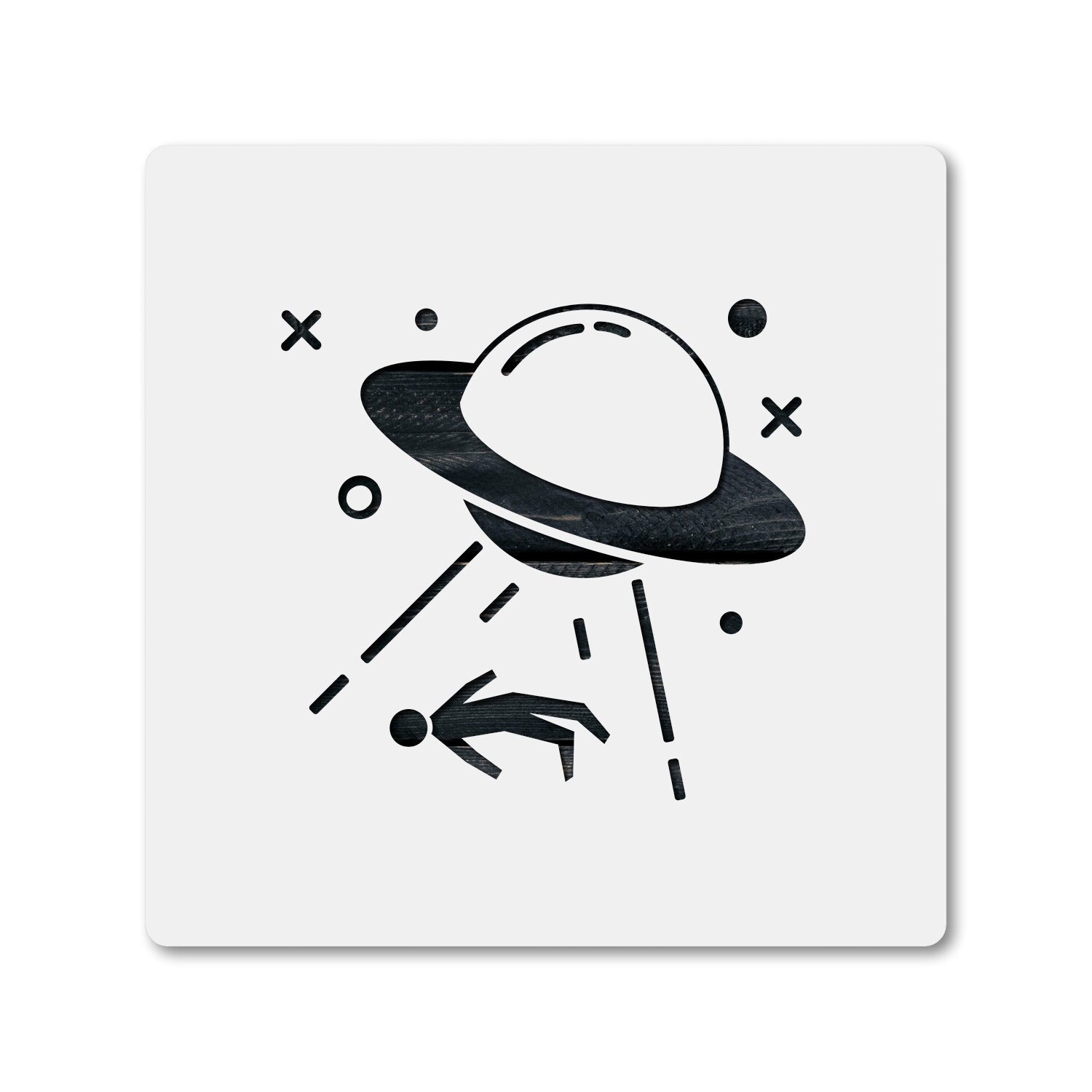 Ufo Abduction Alien Sci Fi Style 1301734 DIY Plastic Stencil | Etsy