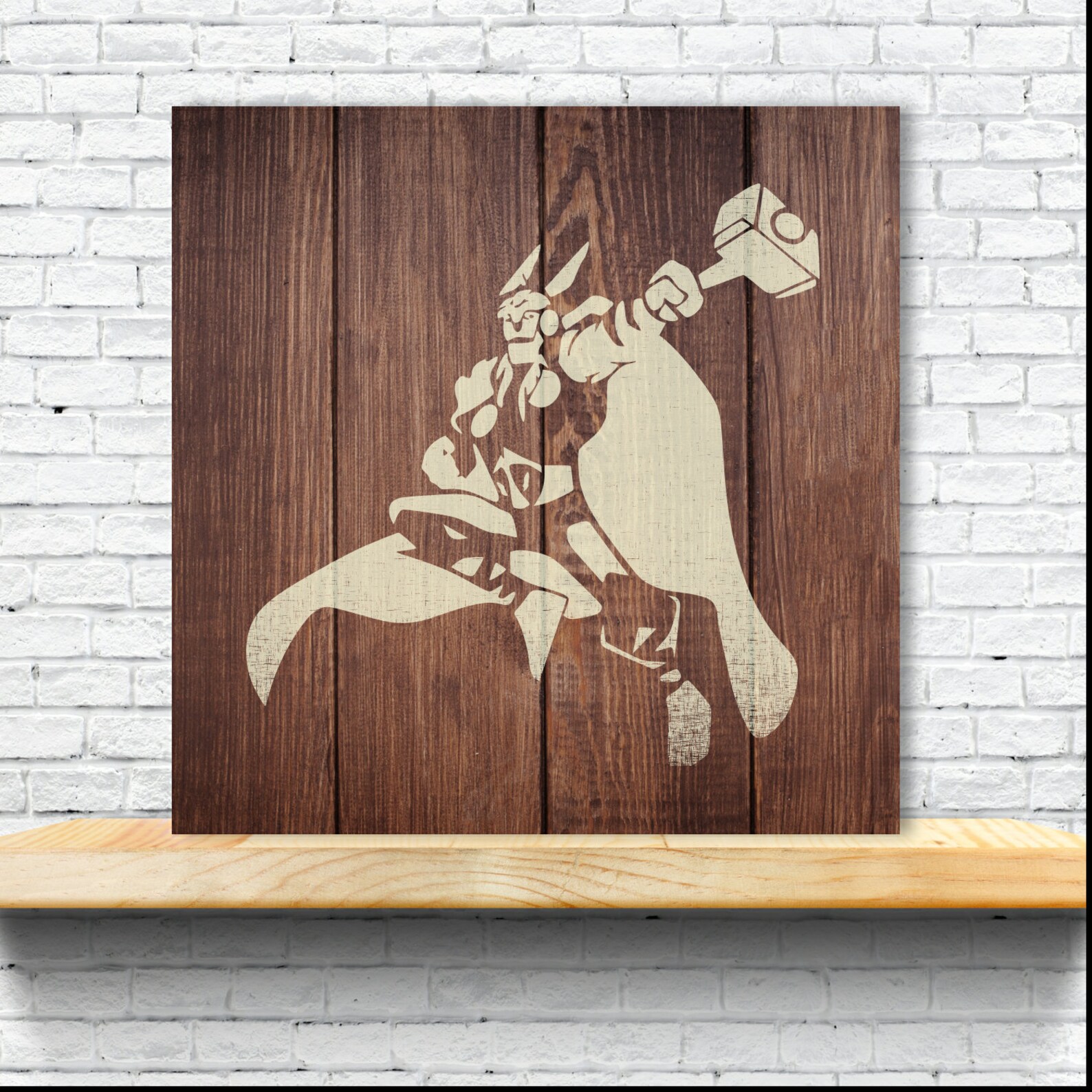 Thor Stencil Plastic Mylar Stencil for Painting Walls - Etsy Australia