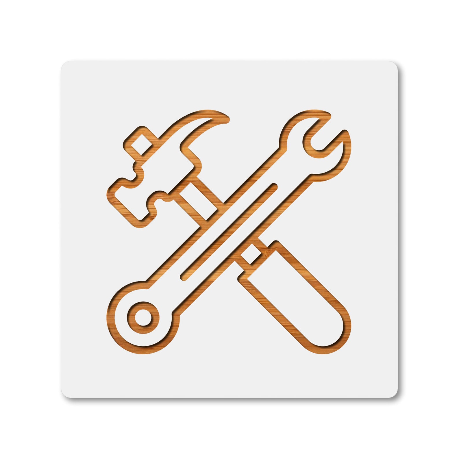Tools Hammer Wrench Stencil Plastic Mylar Stencil for - Etsy