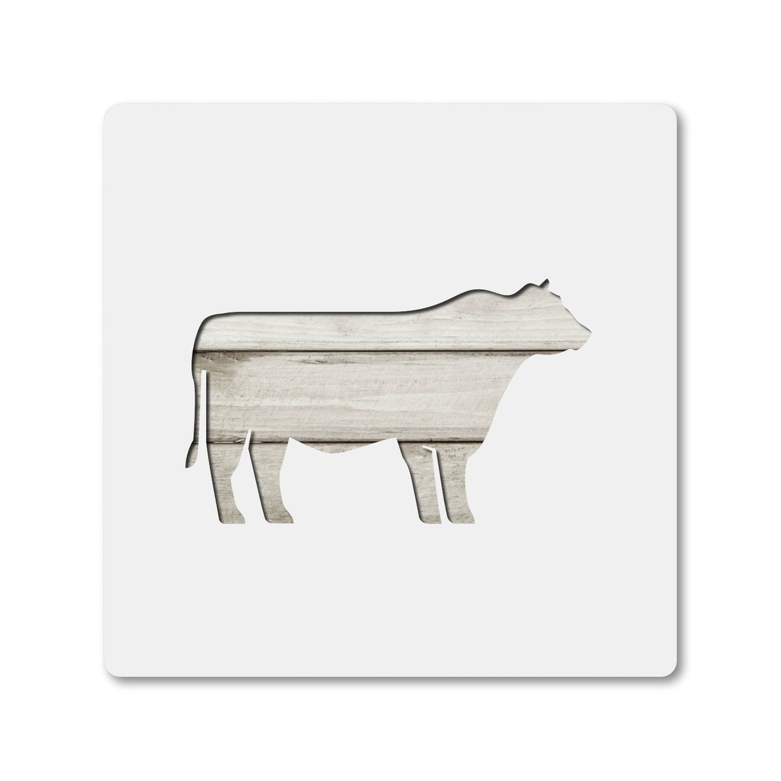 Cow Angus Beef Stencil Plastic Mylar Stencil for Painting - Etsy