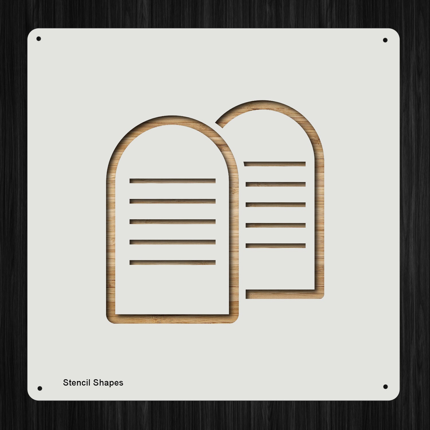 Ten Commandments Tablets Blank