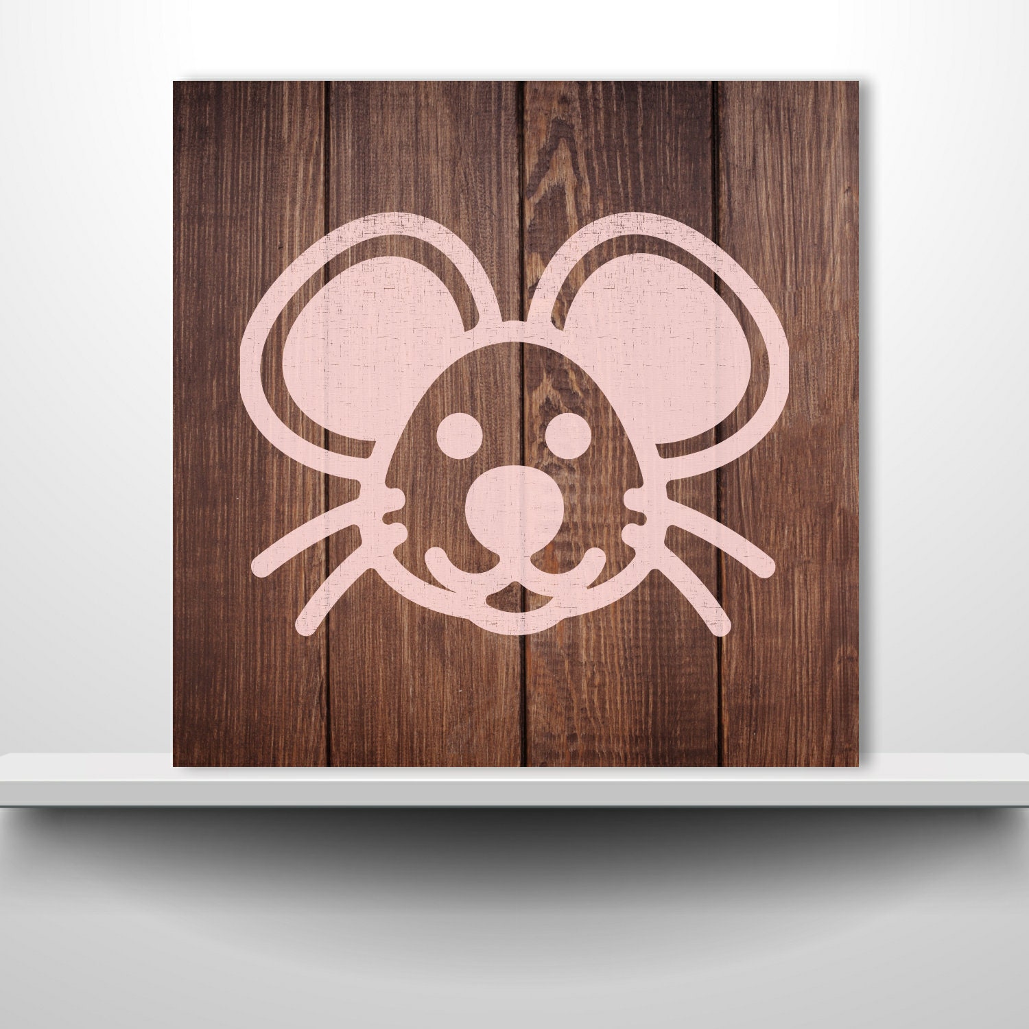 Mouse Face Stencil Plastic Mylar Stencil for Painting Walls - Etsy