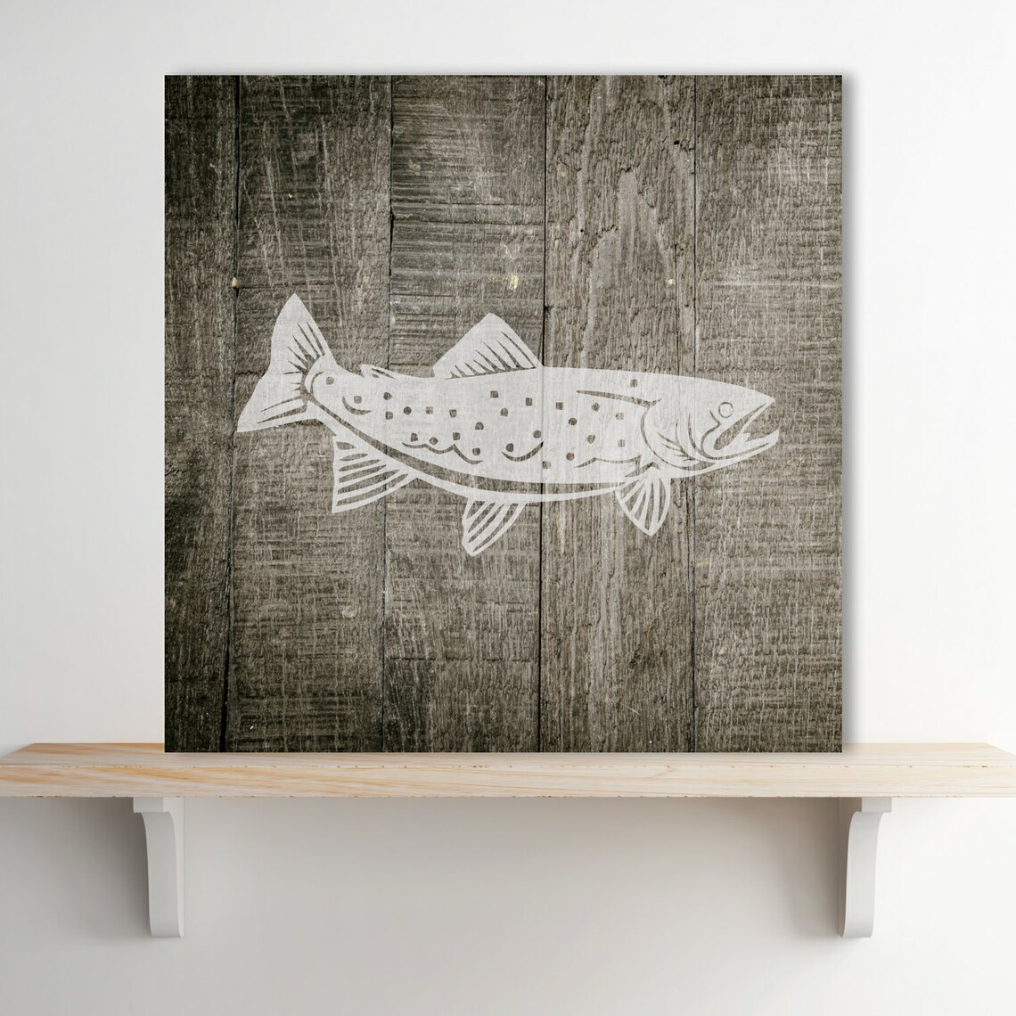 Trout Fish Stencil Plastic Mylar Stencil for Painting Walls | Etsy