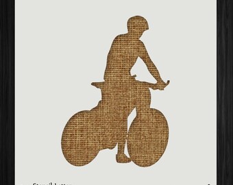 Bike stencil | Etsy