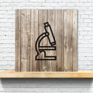 Microscope Stencil Plastic Mylar Stencil for Painting Walls | Etsy