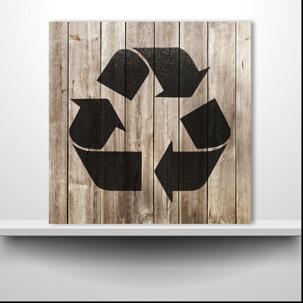 Recycle Logo Stencil - Etsy