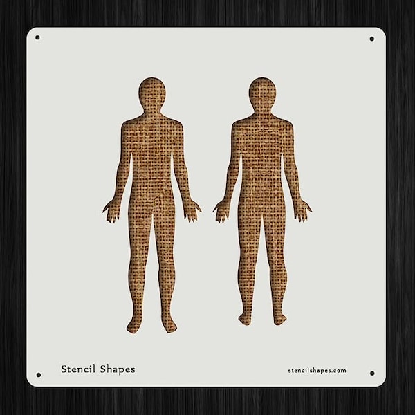 Reusable Body Stencils - Etsy