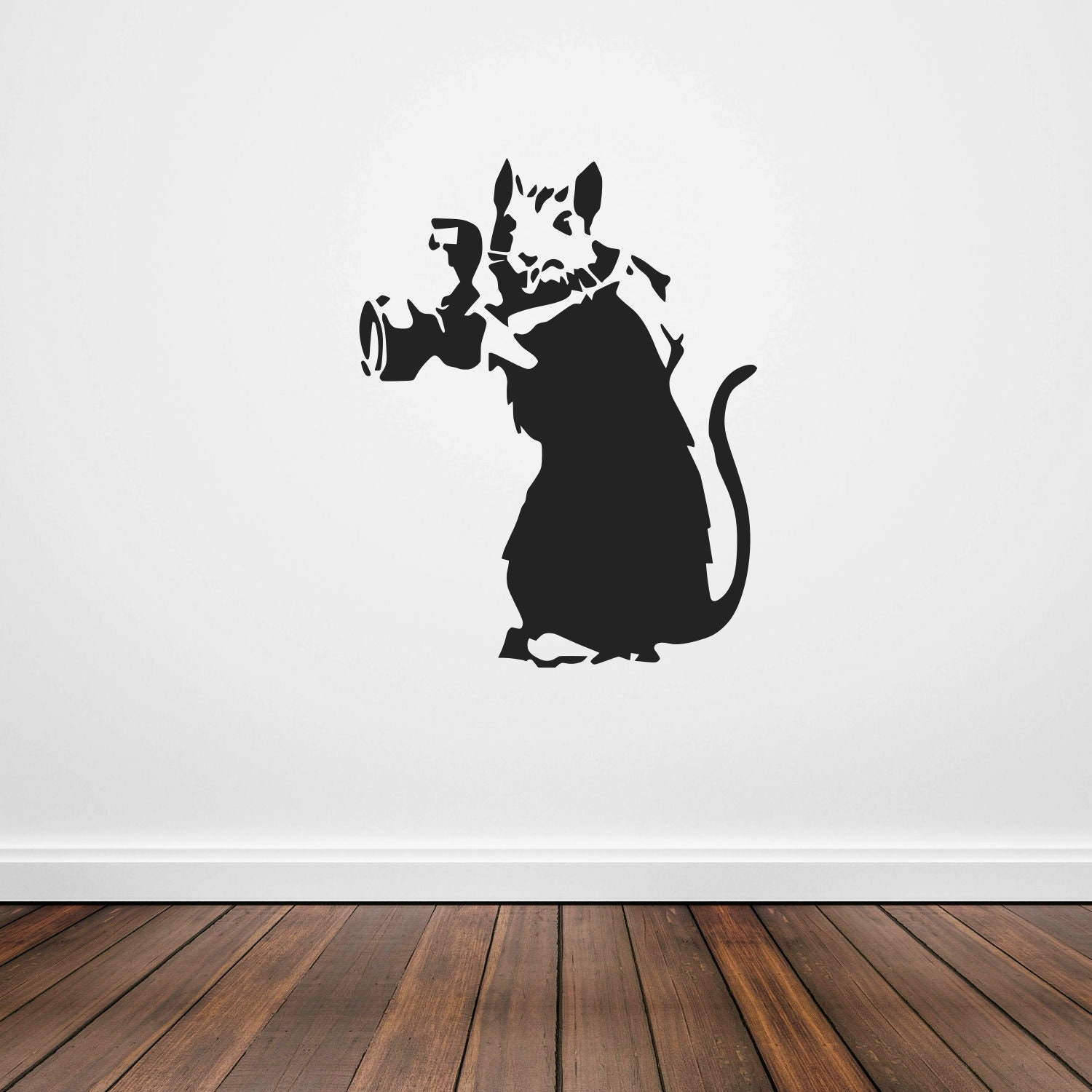 Banksy Rat With Camera Stencil Plastic Mylar Stencil For Etsy