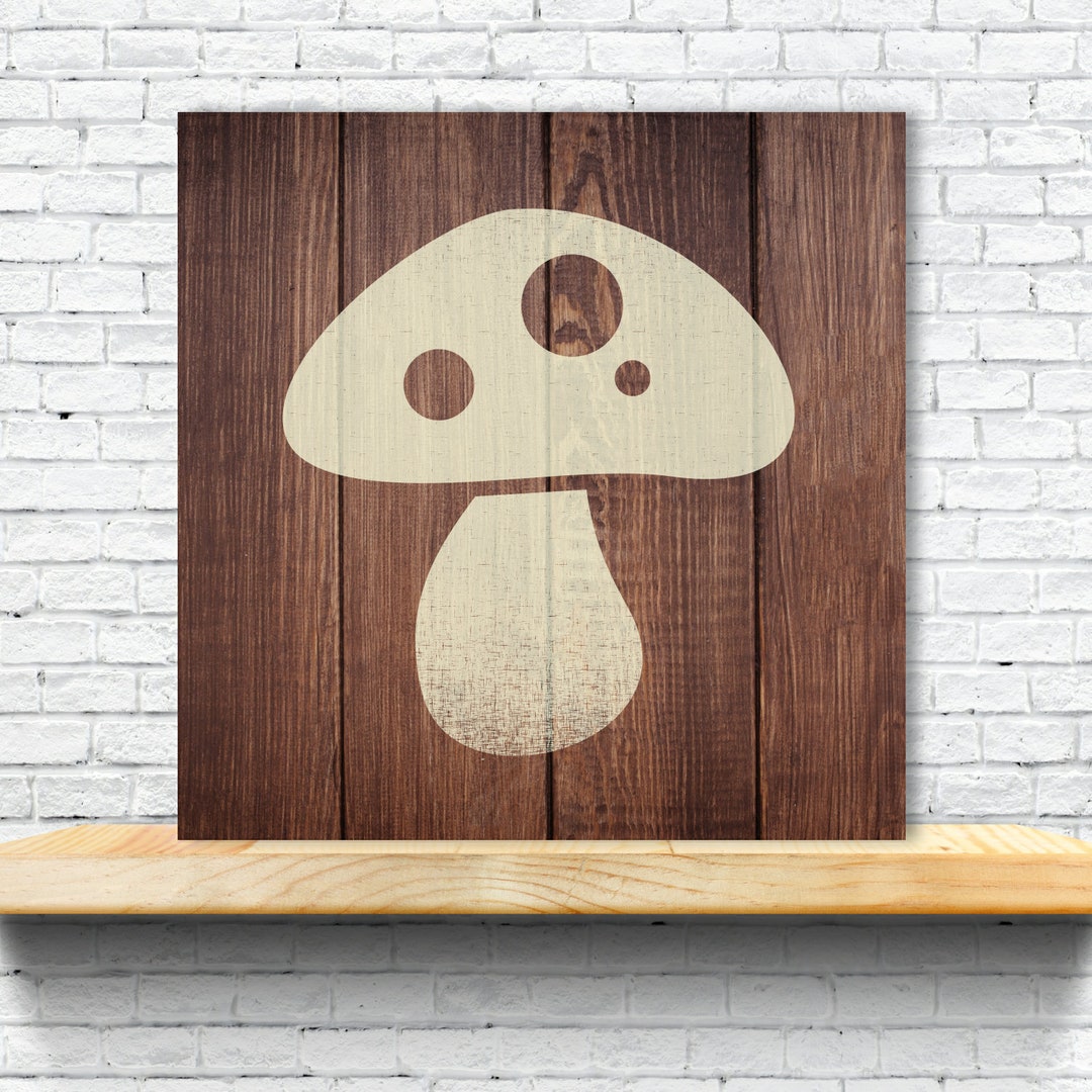 Fungus Food Mushroom Toadstool Stencil Plastic Mylar Stencil - Etsy