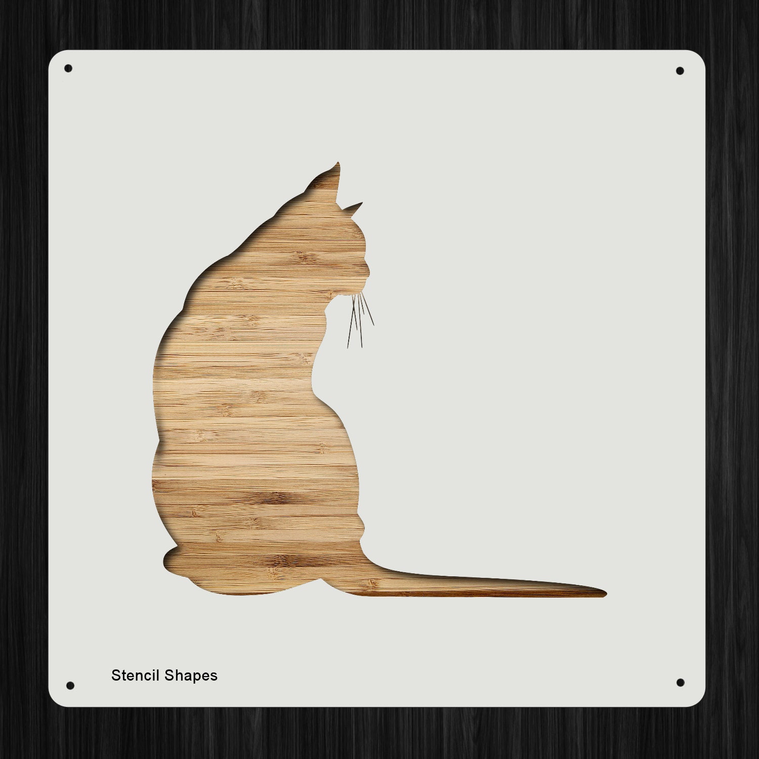 Sitting Cat Stencil