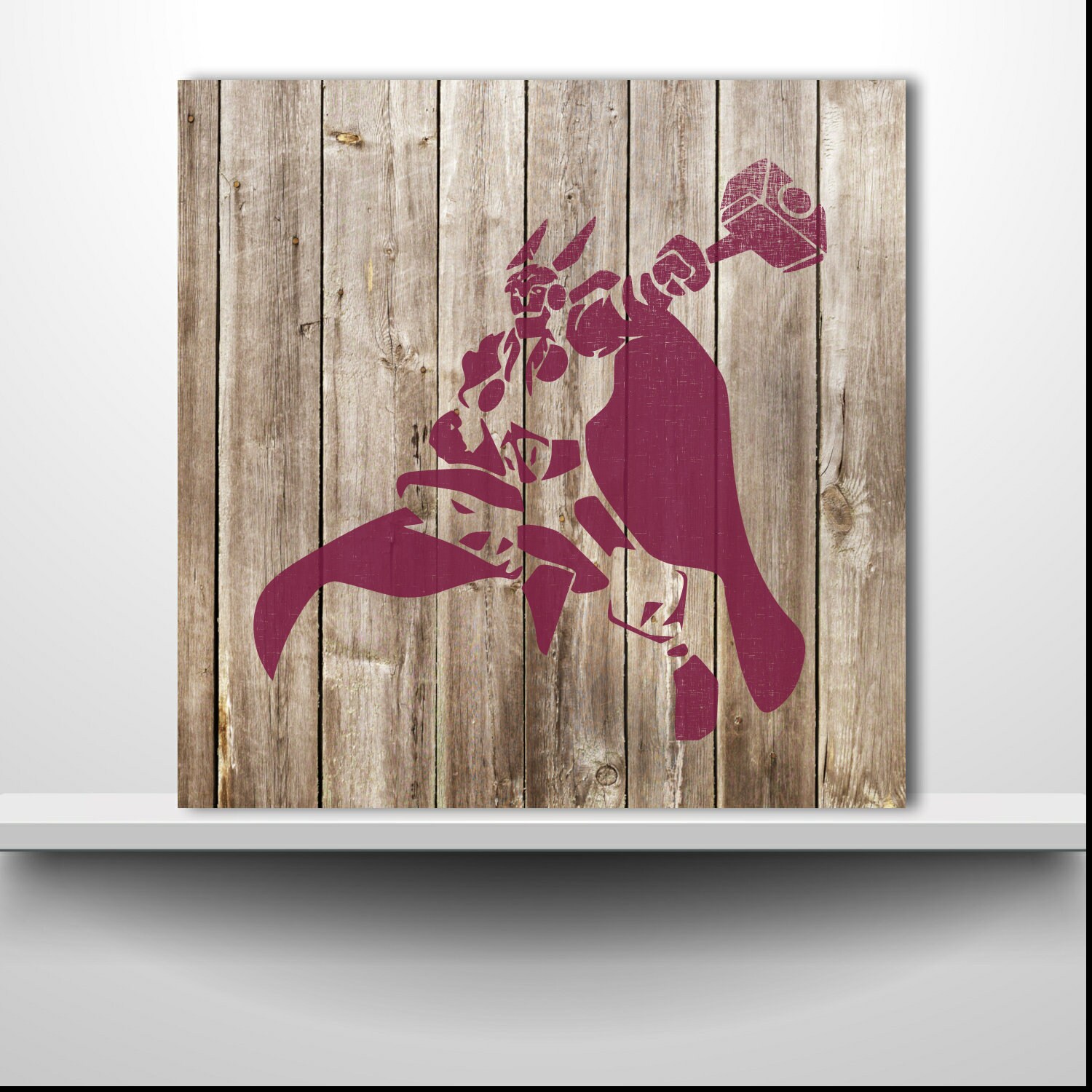 Thor Stencil Plastic Mylar Stencil for Painting Walls - Etsy