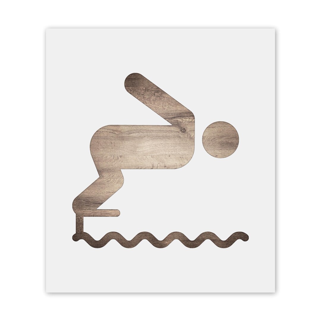 Diving Stickman Vinyl Sticker - Funny Swimming Dive Decal #18164 - Etsy