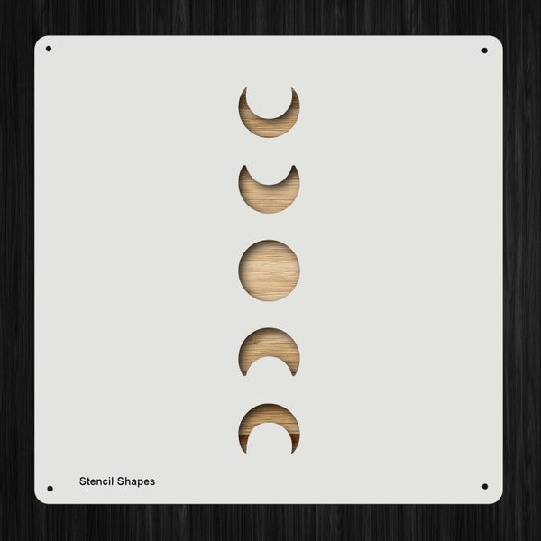 Moon Stencil - Etsy