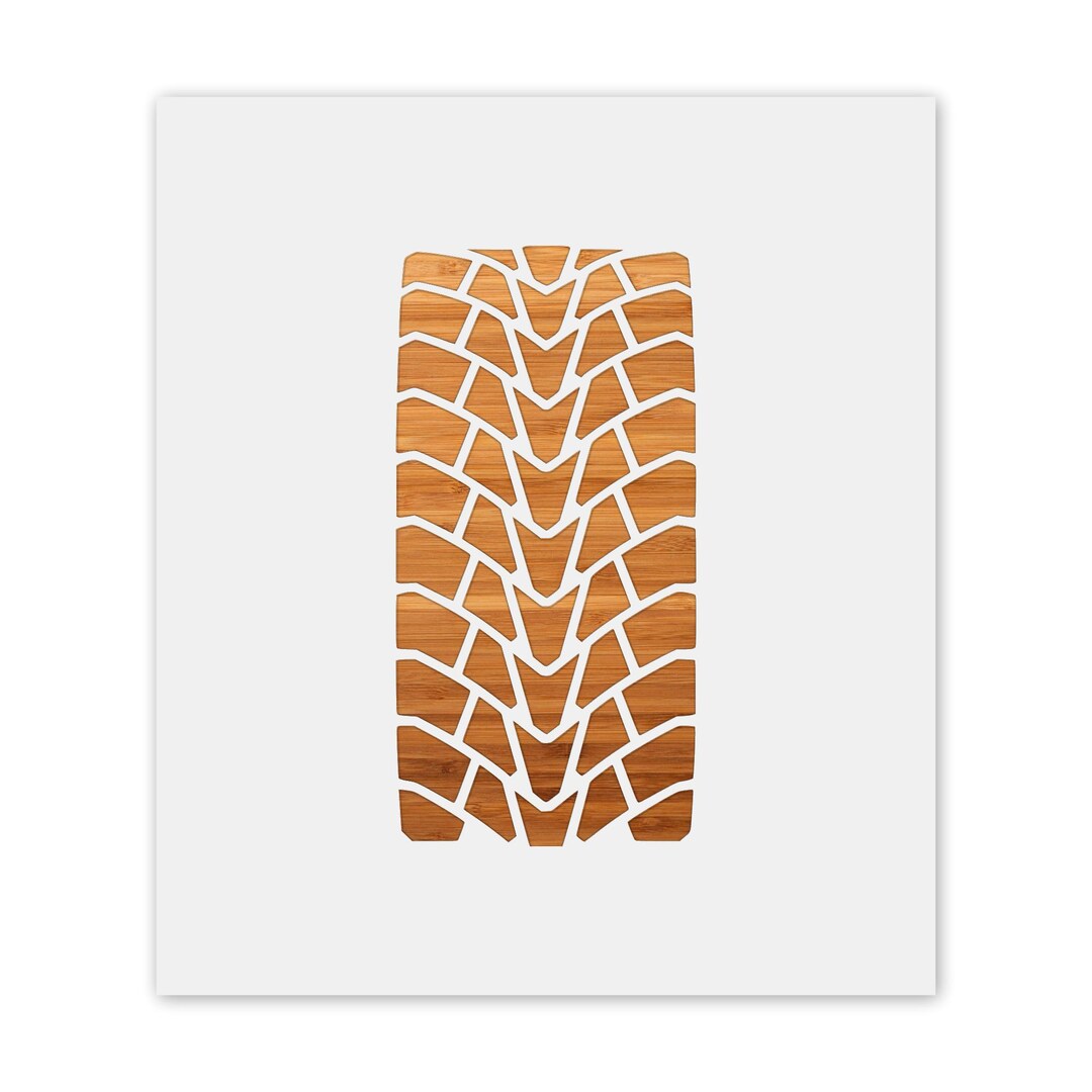 Mylar Stencil Chevron Tire Tread Pattern Reusable Craft Stencil ...