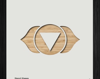 Chakra stencil | Etsy