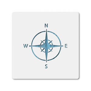 Compass Rose Stencil Plastic Mylar Stencil for Painting - Etsy