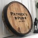 Bourbon Barrel Head - Quarter Barrel - Pub Sign - Custom Gift - Etsy