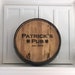 Bourbon Barrel Head Quarter Barrel Pub Sign Custom Gift - Etsy
