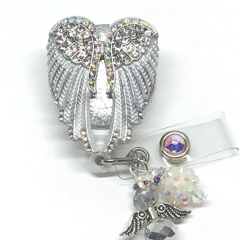 Angel Badge Reel Holder - Etsy