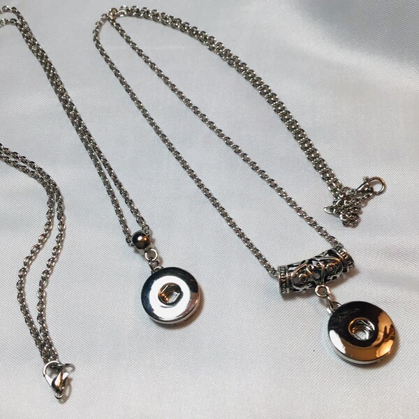 Button Necklace - Etsy