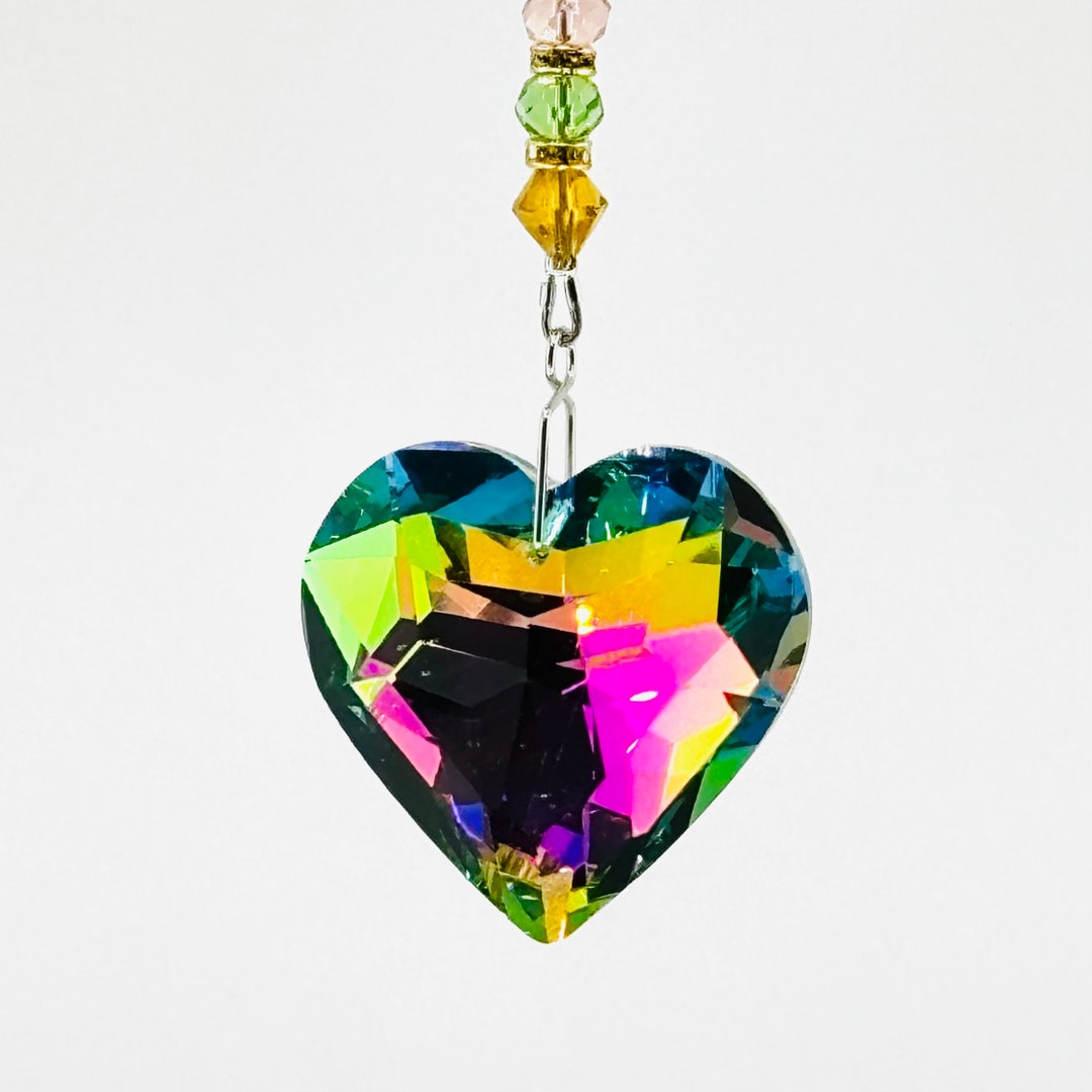 Crystal Suncatcher Window Crystal Prism Rainbow Maker Hanging Light ...