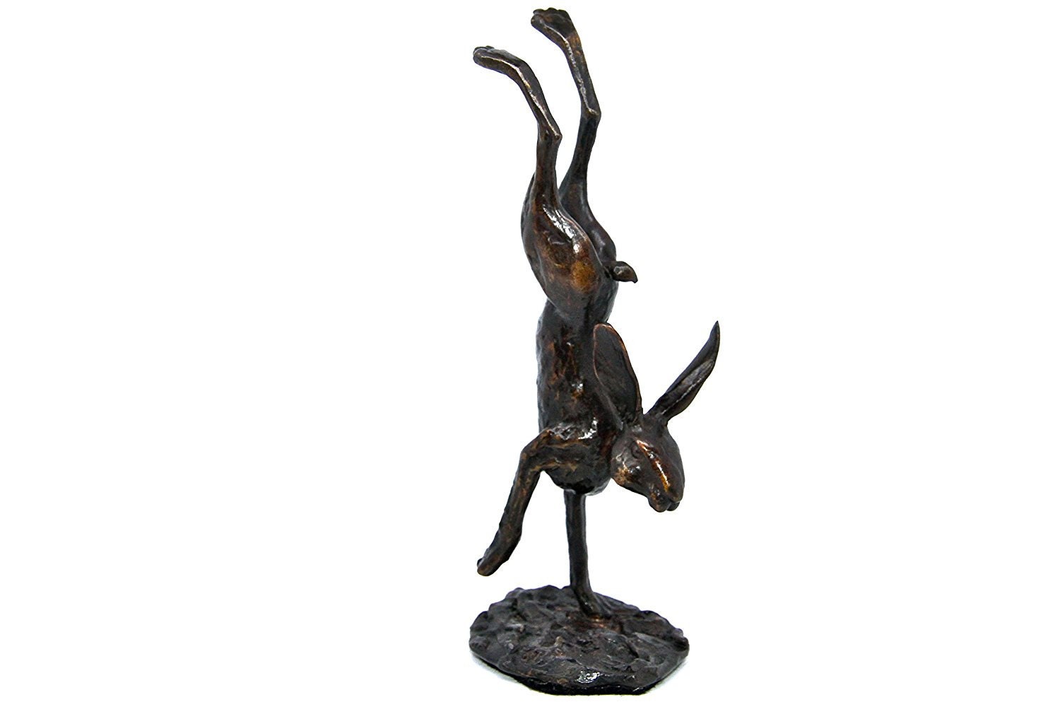 Hot Cast Solid Bronze Posing Hare - Etsy