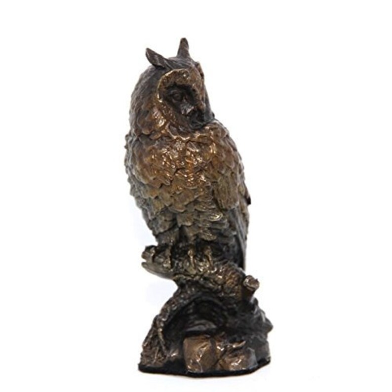 Solid Bronze Long Eared Owl - Etsy