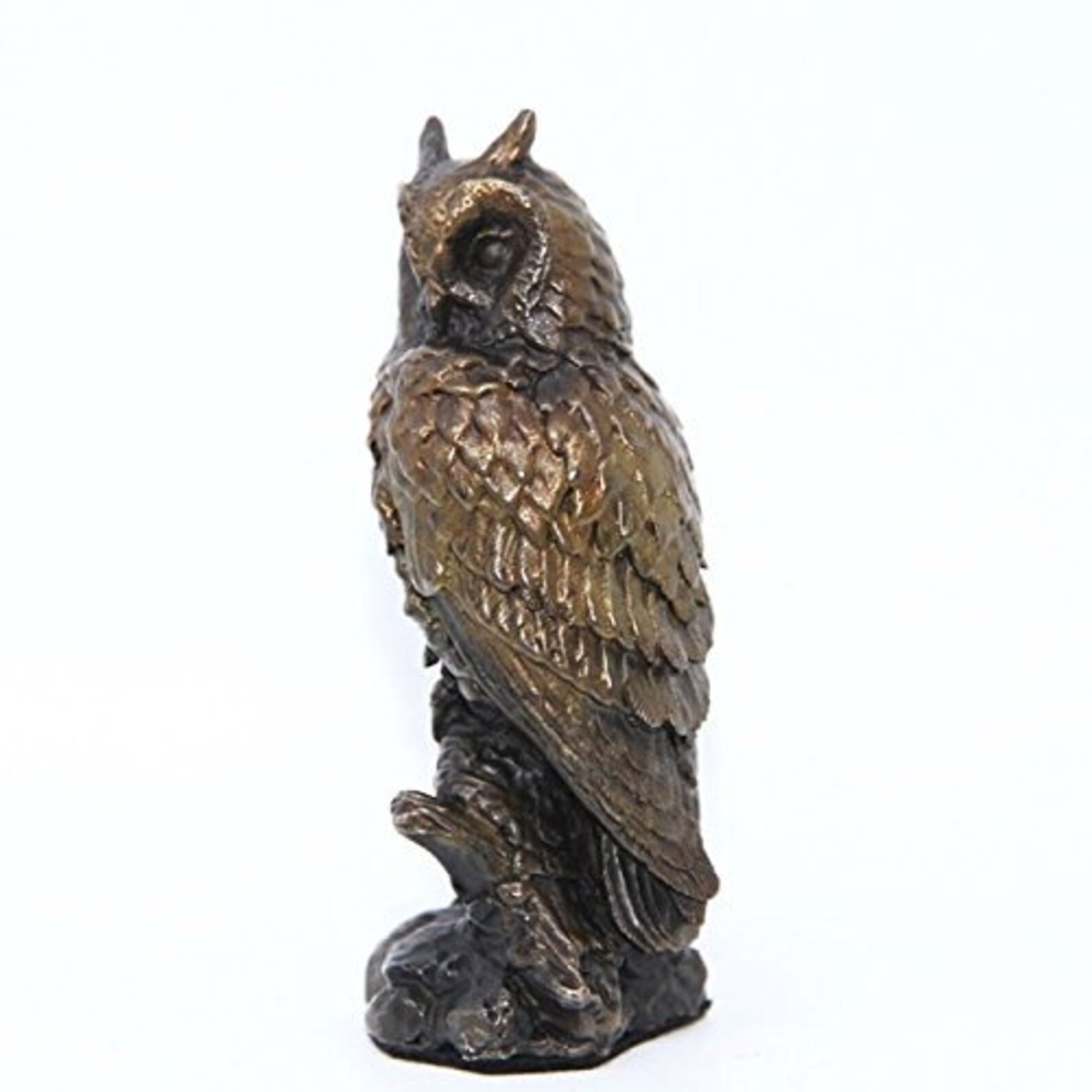 Solid Bronze Long Eared Owl - Etsy