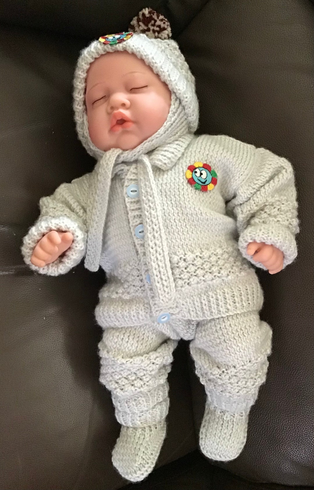 Boy's Pdf Knitting Patt 4 Pce Set in All 3 Sizes Prem - Etsy