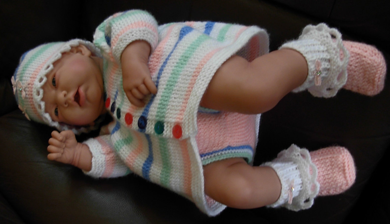 Girl's Pdf Knitting Pattern 4 Piece Outfit in All 3 Sizes - Etsy