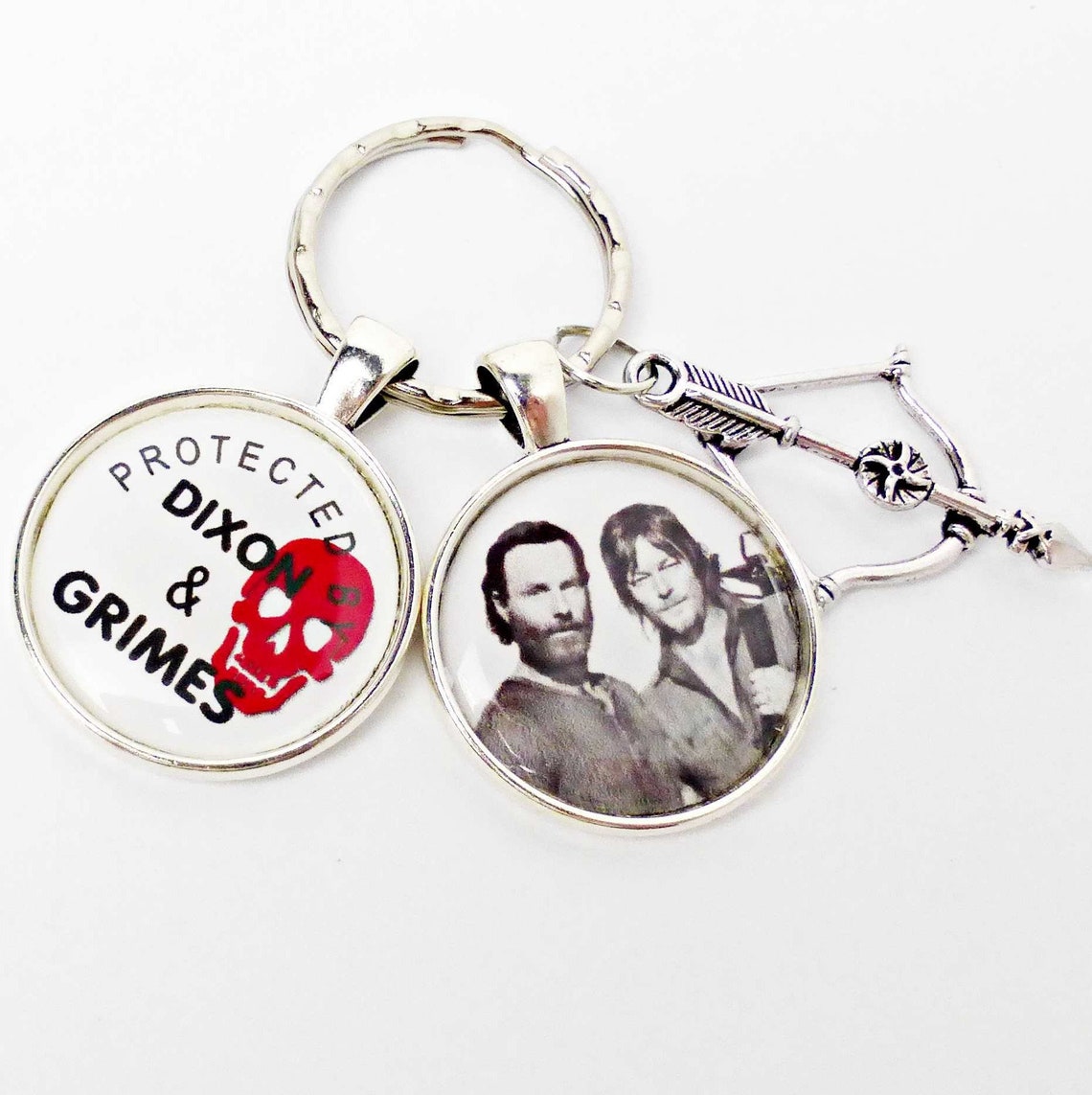 Walking Dead Keyring Rick Grimes Keychain Daryl Dixon - Etsy
