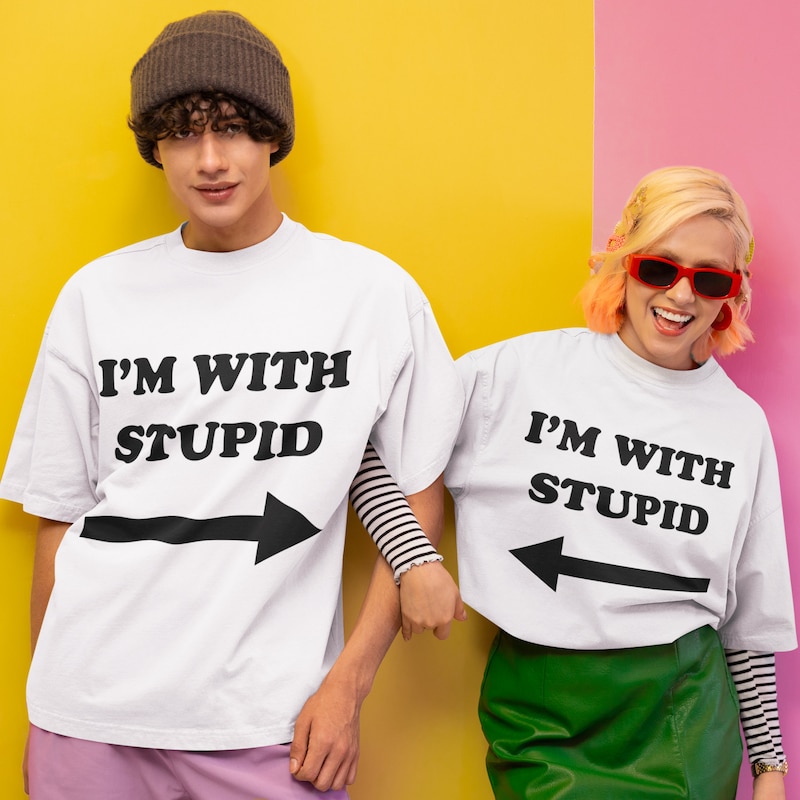 Im With Stupid T Shirts - Etsy