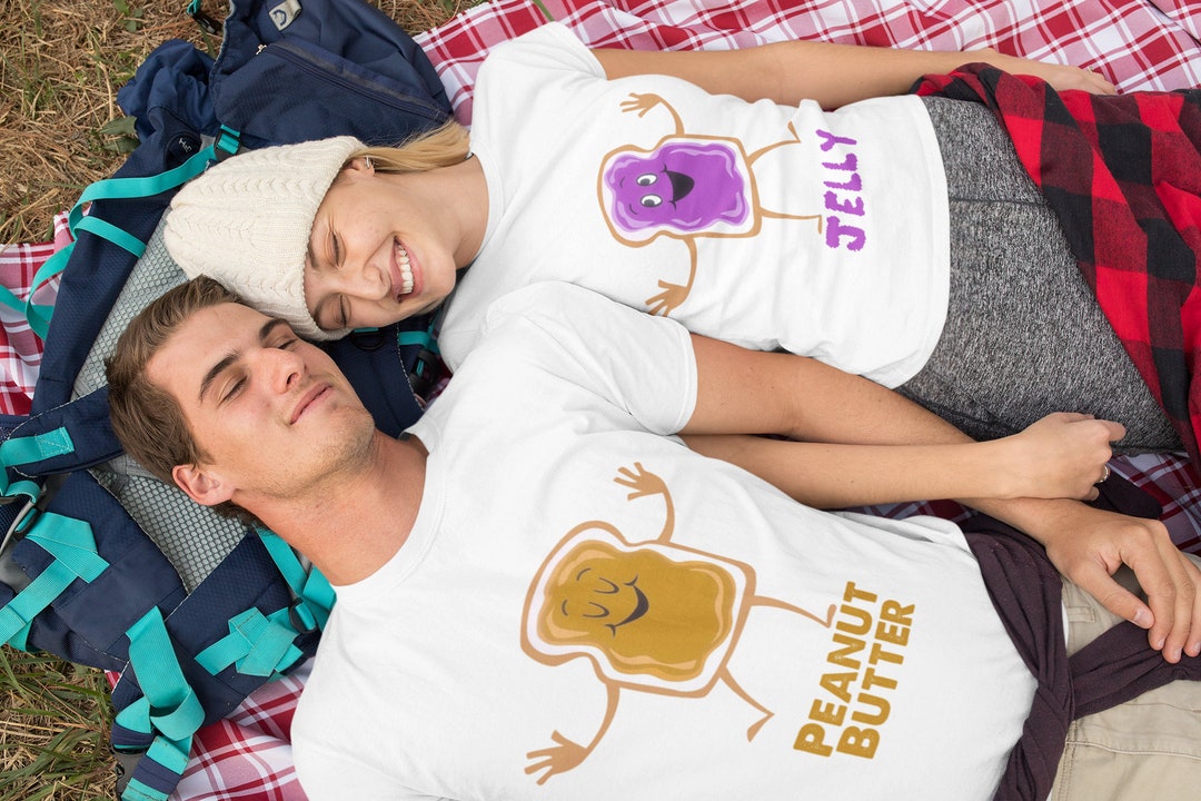 BFF Matching Couple Shirts Set His & Hers Boyfriend Girlfriend Tees ...