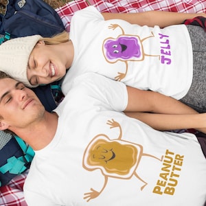 BFF Matching Couple Shirts Set His & Hers Boyfriend Girlfriend Tees ...