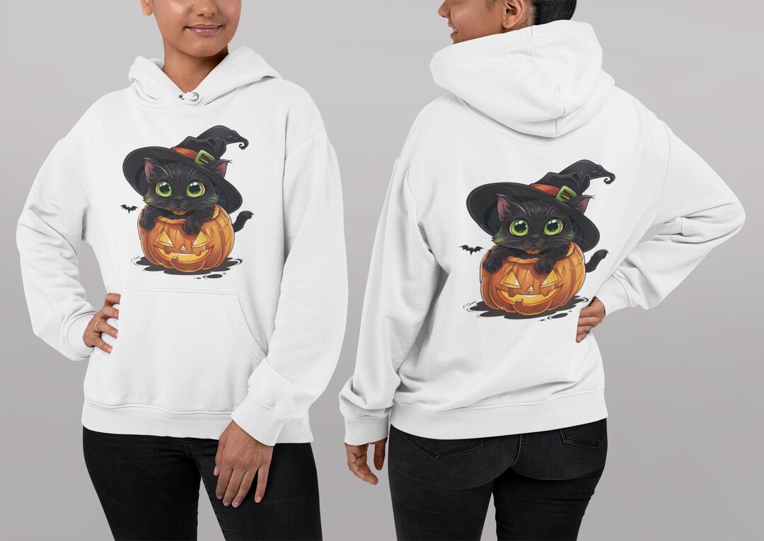 Halloween Hoodie, Custom Halloween Sweatshirt, Spooky Season Apparel ...
