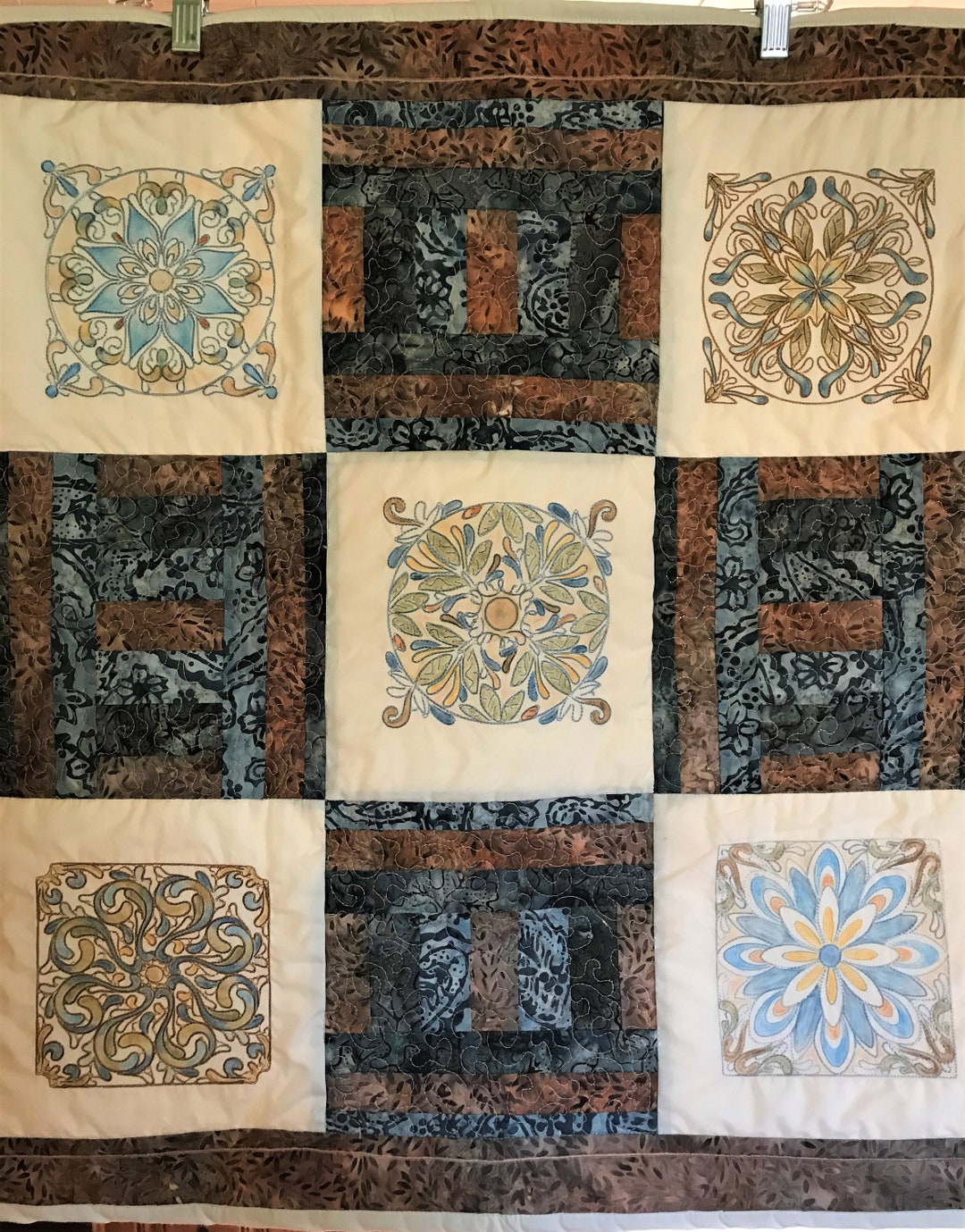 Zentangle Quilt Wall Hanging - Etsy
