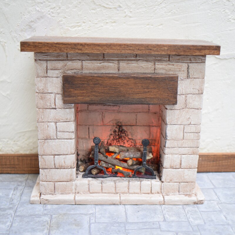 Dollhouse Fireplace - Etsy